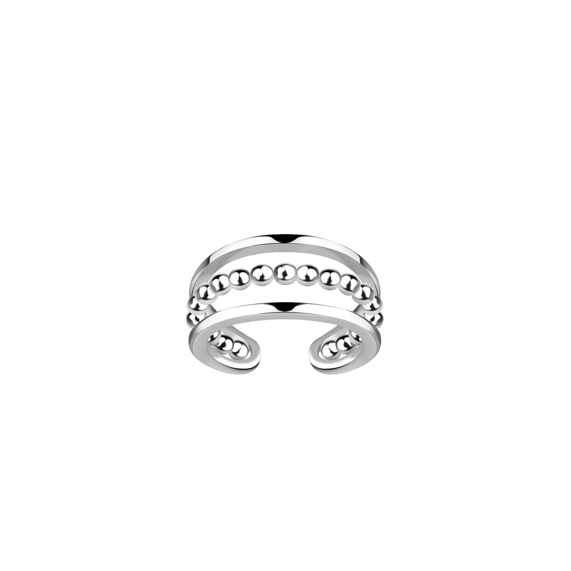 Silver JD | Sterling Silver Patterned Ear Cuff – JD20515