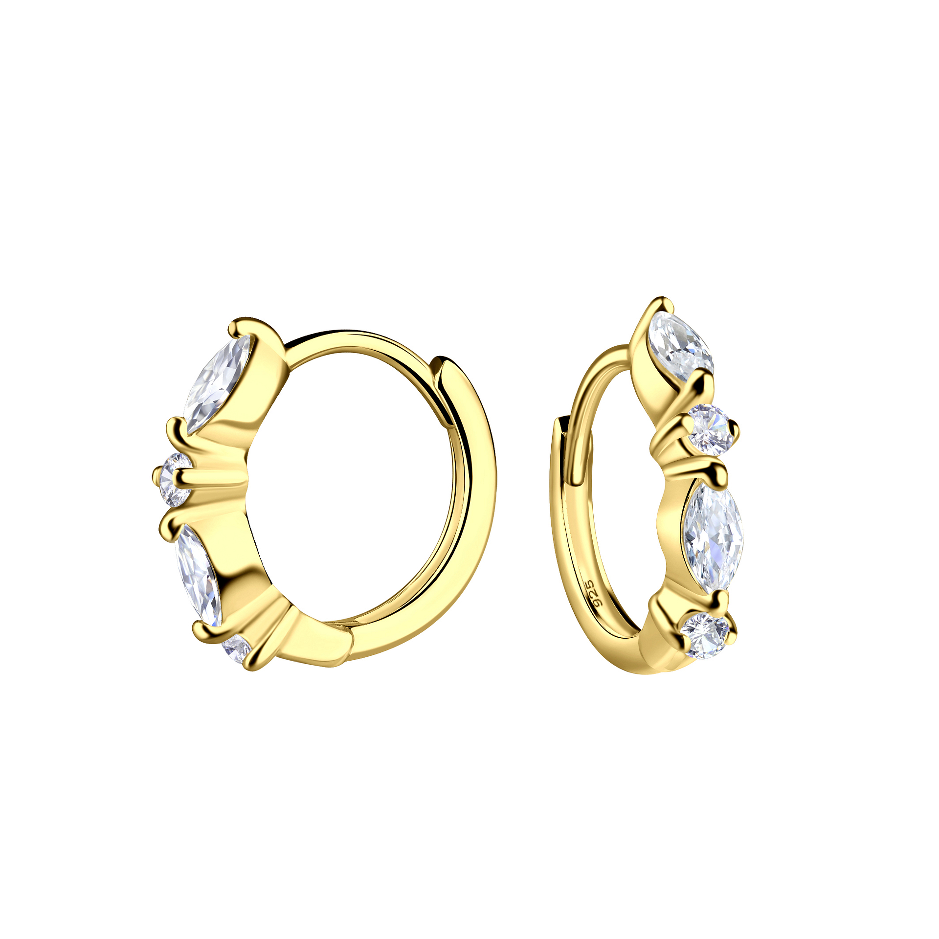Silver JD - Sterling Silver Huggie Ear Hoops Exclusive Wholesaler in UK